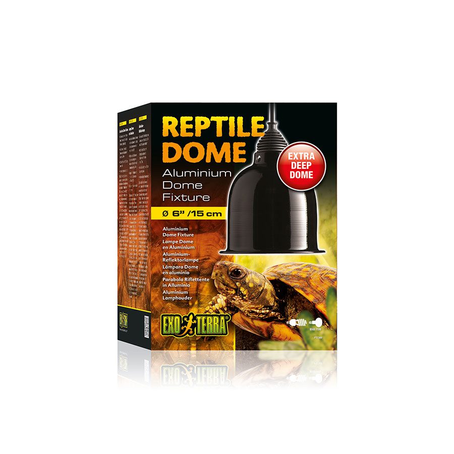 Exo-Terra Reptile Aluminium Dome Fixture 15cm