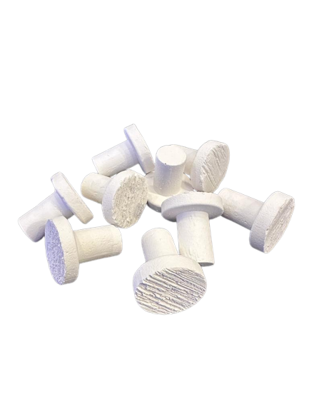 Round Frag Plugs 20mm - White